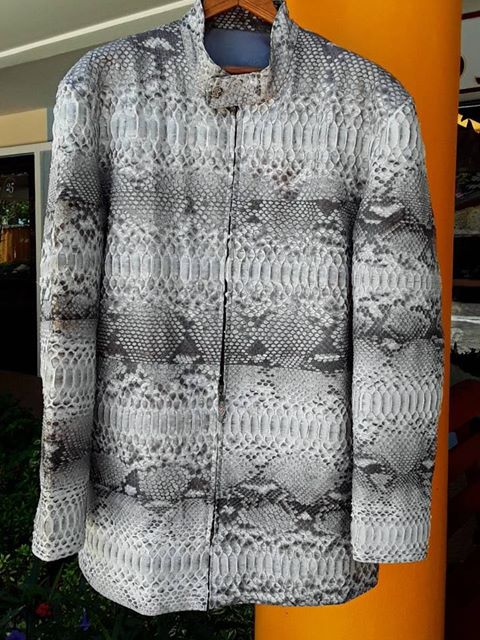 Python Skin Jacket in Phuket - THE LEGENDARY EXOTIC SKIN SINCE1937