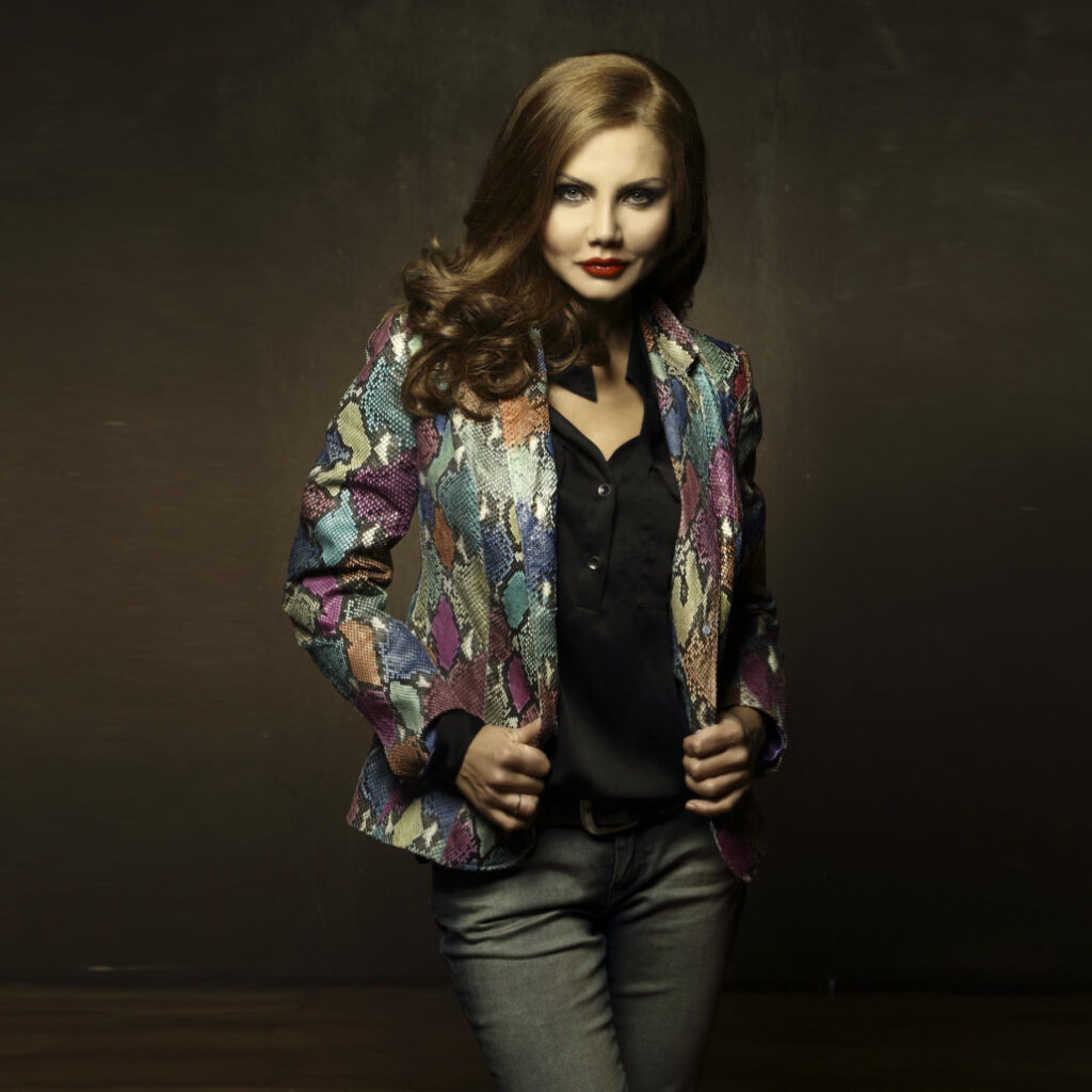 Python Skin Jacket For Women - THE LEGENDARY EXOTIC SKIN SINCE1937