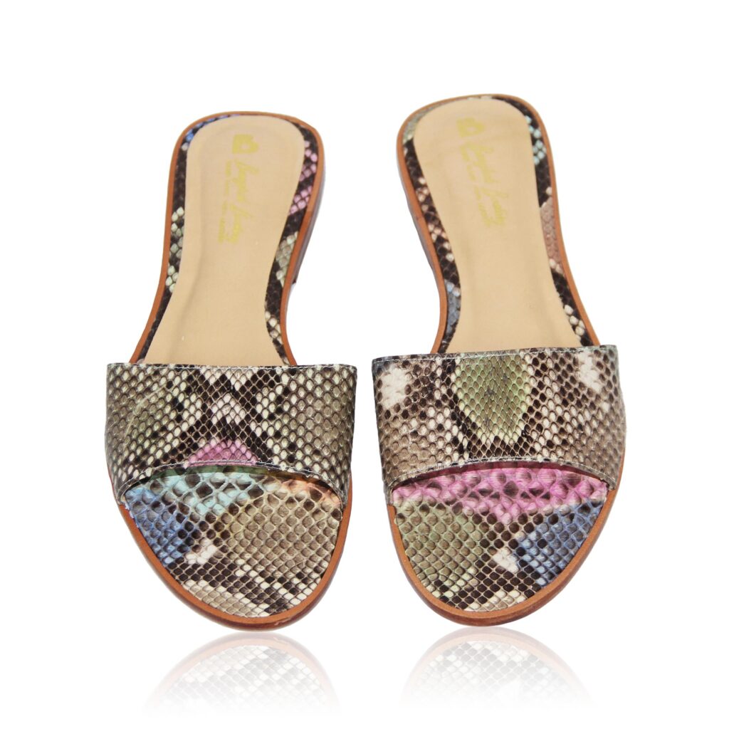Python Flat Sandal - THE LEGENDARY EXOTIC SKIN SINCE1937