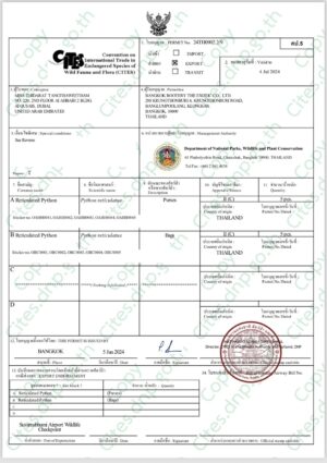 What Is CITES Certificate - THE LEGENDARY EXOTIC SKIN SINCE1937